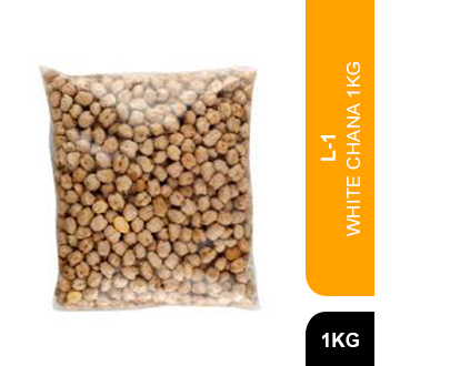 L-1 White Chana 1kg - Asian Mart