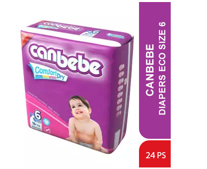 Canbebe Diapers Eco size 6 24ps - Asian Mart