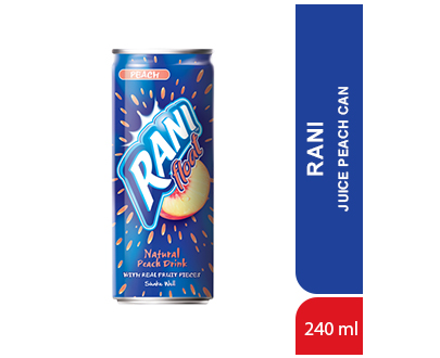 Rani Juice Peach Can 240ml - Asian Mart